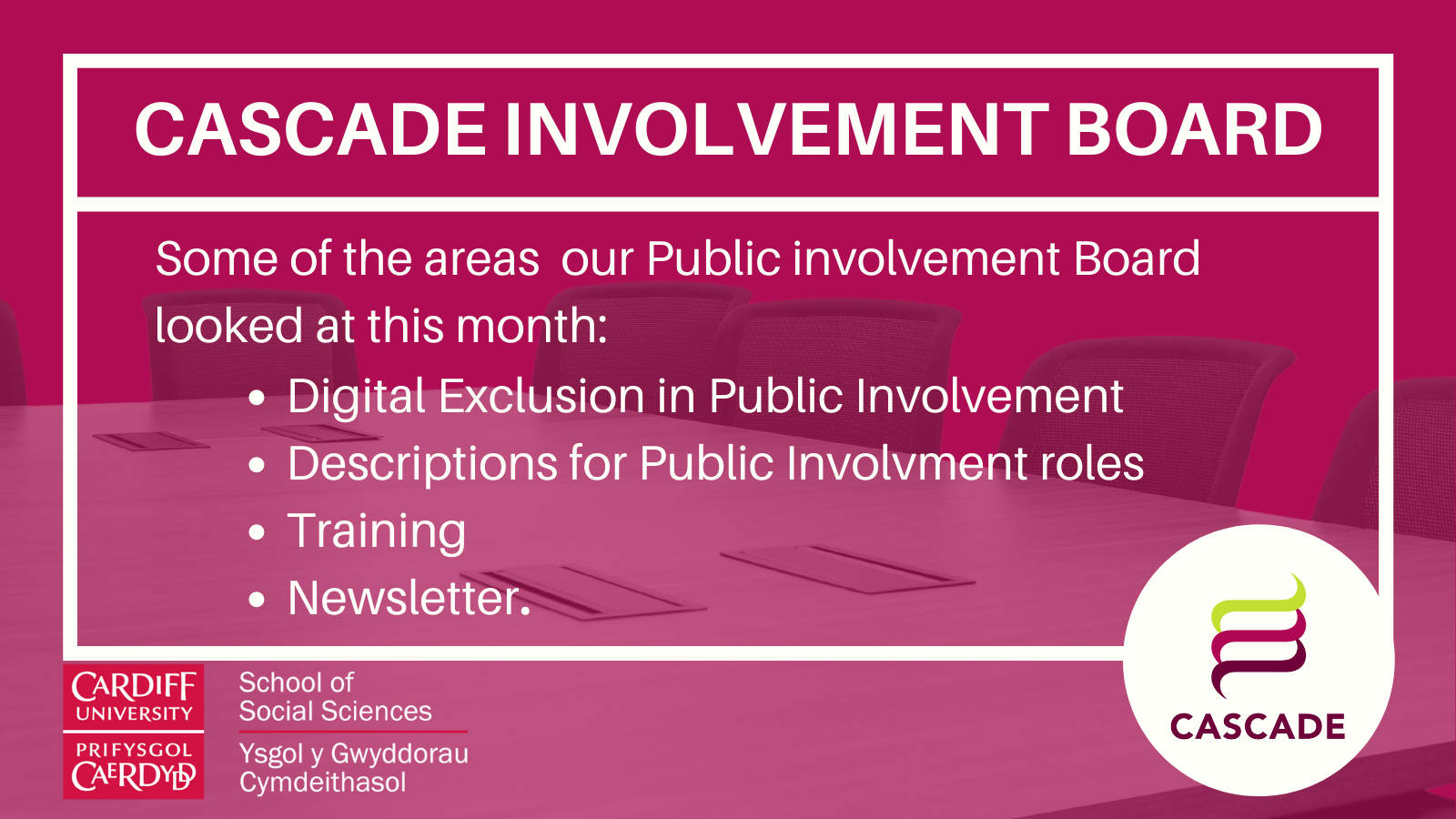 Public Involvement Board – CASCADE
