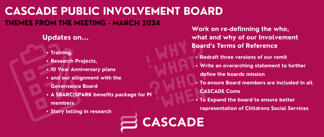 Public Involvement Board – CASCADE
